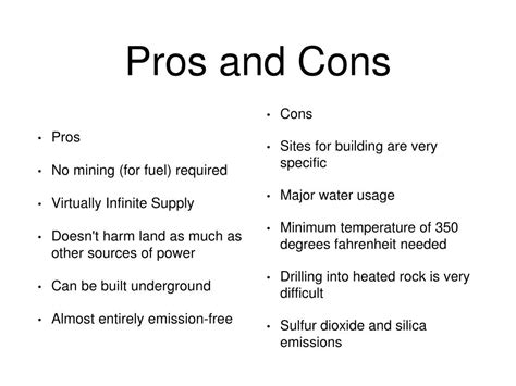 Infographic On Geothermal Energy Pros And Cons Best P
