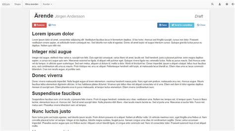 sticky headers in bootstrap from extlib kwintessential notes