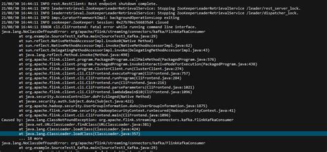 flink案例系列2 提交到yarn集群报错java lang noclassdeffounderror flinkkafkaconsumer