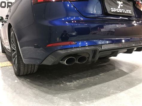 Per Audi S5 A5 B9 Sline Coupe 2d 4d 17 20 Labbro Paraurti Posteriore In