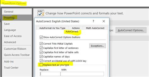 how to disable math autocorrect in powerpoint microsoft tech community