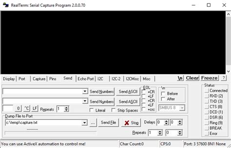 how to transfer file using putty serial command intensivewx