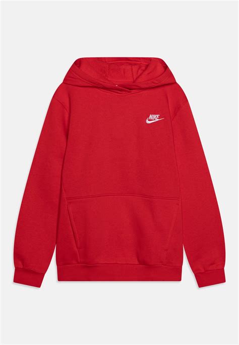 Nike Sportswear Club Unisex Sweatshirt University Red White Röd