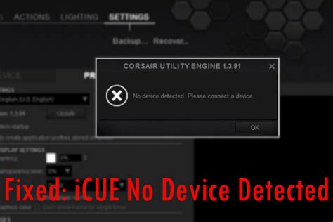 how to fix icue no device detected error guide 2022