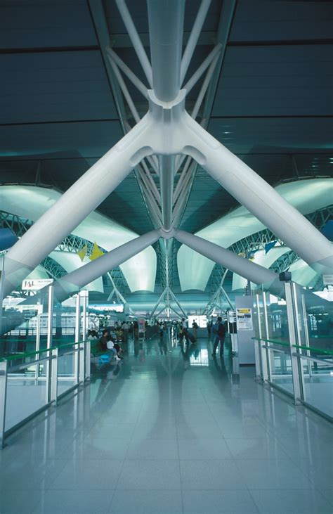 renzo piano s kansai international airport has a mile long high tech