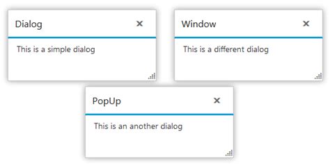 how to section in dialog widget for essential js