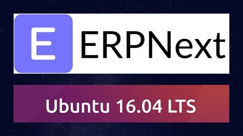 how to install erpnext on ubuntu 16 04 youtube