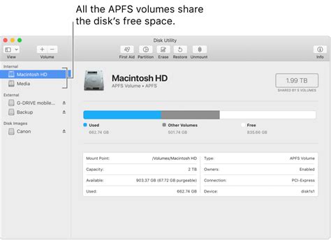 file system formats available in disk utility on mac apple support