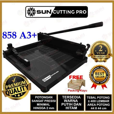 Alat Pemotong Kertas 1 Rim 858 A3 Mesin Thick Layer Paper Cutter A3 858