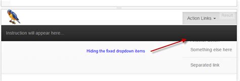 jquery dropdown items are hidden by navbar in bootstrap stack overflow