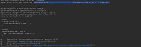 fix unhandled exception package bloc src bloc dart failed