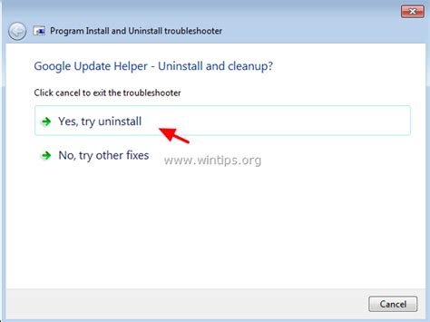 how to fix error 1001 while uninstalling or installing a program