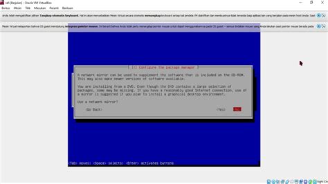 tutorial install debian di virtualbox youtube