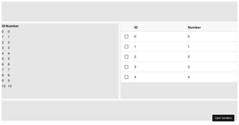 react aria components virtualization codesandbox