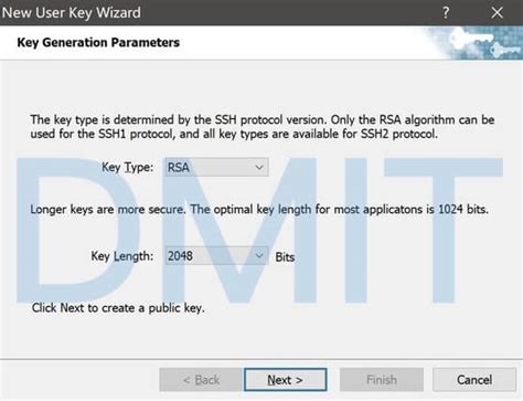 how to generate ssh key via xshell knowledgebase dmit inc