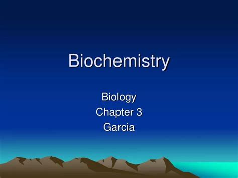 Ppt Biochemistry Powerpoint Presentation Free Download Id 5746132