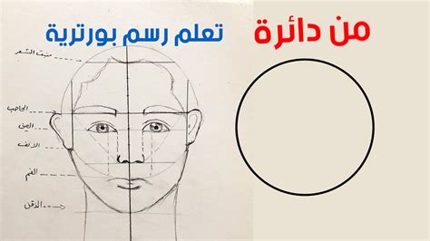 طريقة تعلم رسم الوجه