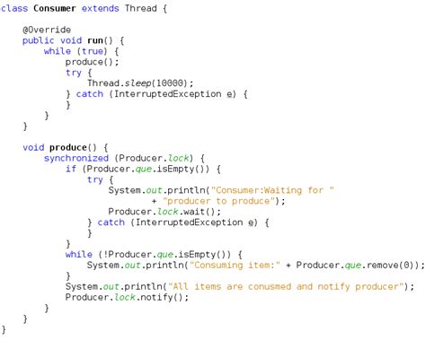 java latte thread communication with wait notify