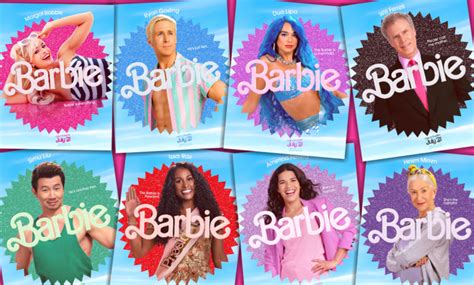Película De Barbie Todos Los Póster De Personajes Y Miembros Del