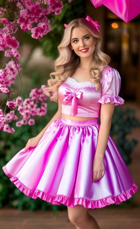 Sissy Maid Dresses Frilly Dresses Sissy Dress Satin Dresses Pretty