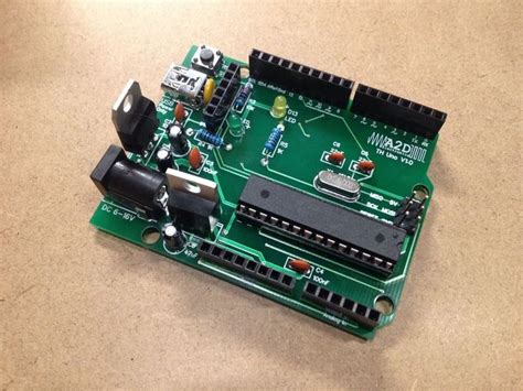 picture of building a diy arduino on a pcb and some tips