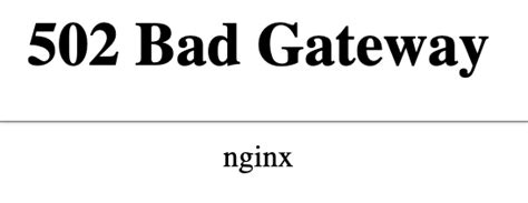 nginx 502 bad gateway mattionline
