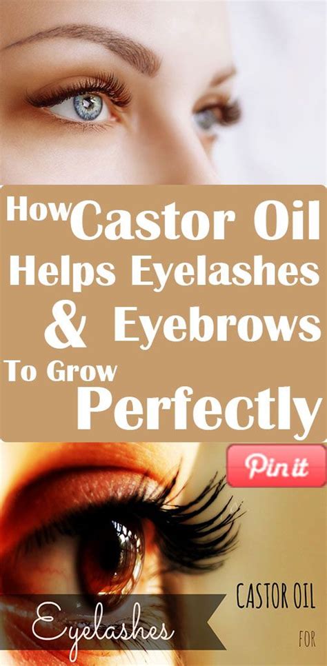 How Castor Oil Helps Eyelashes And Eyebrows To Grow Perfectly Eyelash