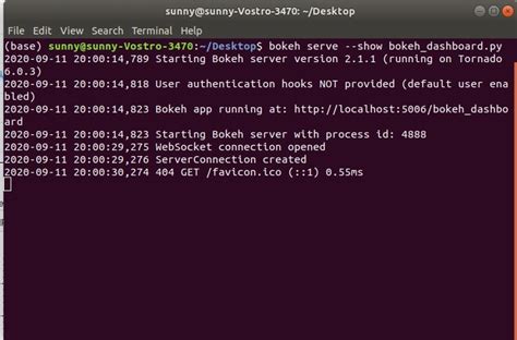 how to create simple dashboard with widgets in python [bokeh]
