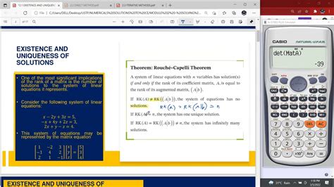 Module 04 Solving Systems Of Linear Equations Youtube