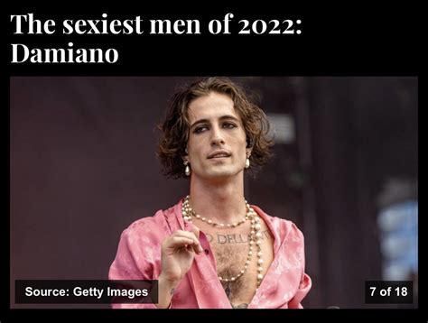 Ventanni On Twitter Damiano Is In The Top 10 Of 2022s Sexiest Men