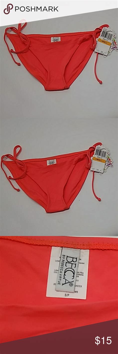 Becca Swim Bikini Bottoms Basic Fit Small Nwt Swim Bikini Bottoms