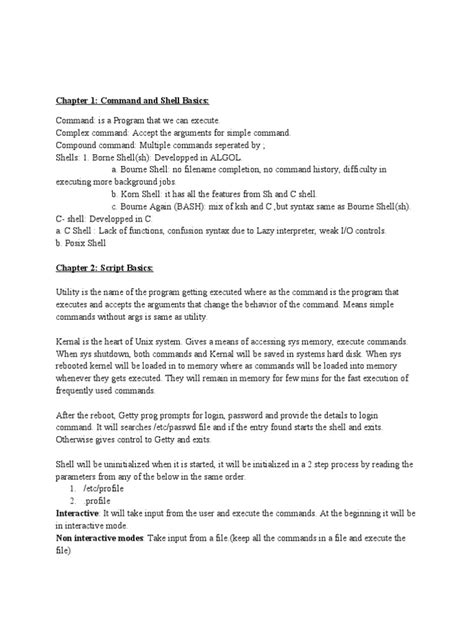 shell scripting preparation command line interface parameter