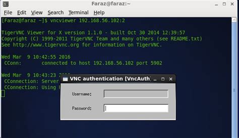 howto configure use vnc server in redhat 7 linux