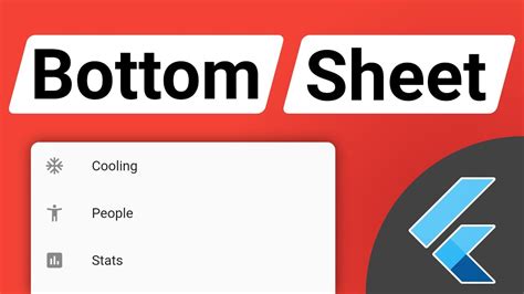 flutter modal bottom sheet tutorial youtube