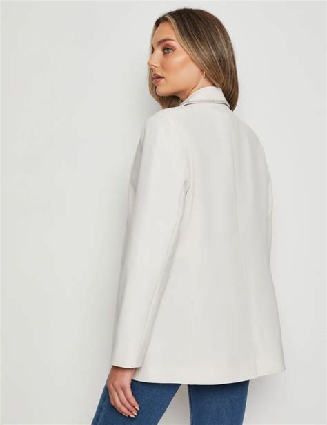 Rockmans Long Sleeve Bling Lapel Blazer Ezibuy Australia
