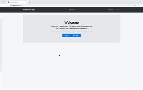 ui angular quick start abp documentation