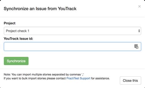 youtrack test management integration with practitest