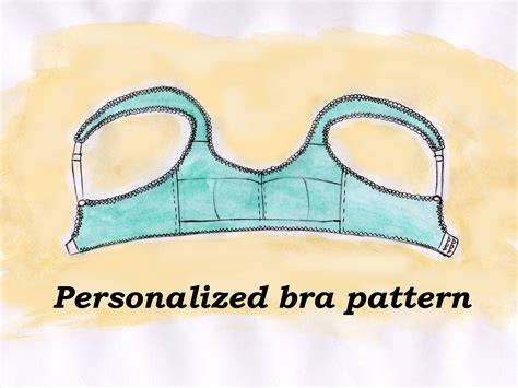 Plus Size Bra Pattern Julie Personalized Bra Pattern Plus Etsy