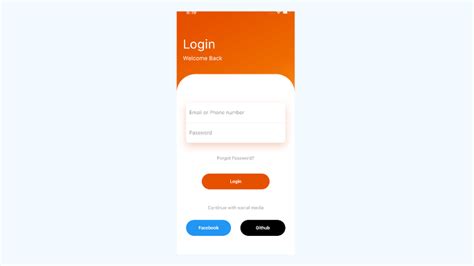 flutter beautiful login page ui design and animation flutter4u