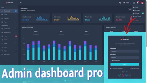 dashboard admin html css js free download v16