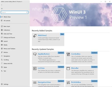 winui 3 preview 3 november 2020 winui microsoft docs