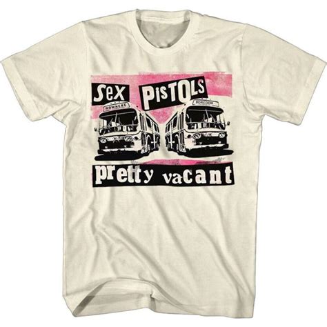 Fashion เสื้อยืด Unisex แฟชั่นวงดนตรีพังก์ร็อกพิมพ์ลาย Sex Pistols
