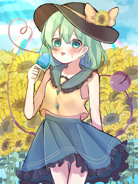 Safebooru 1girl Adapted Costume Aqua Eyes Armpits Bangs Bare