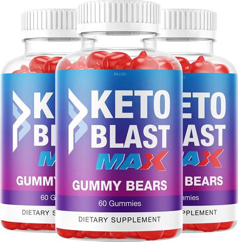 Rillvo 3 Pack Keto Blast Max Gummies Shark Keto Blast
