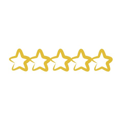 Yellow Star Rating Png