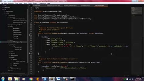 application symfony2 part 3 les formulaires youtube