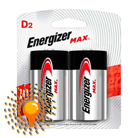 Pila Alcalina Energizer Tipo D Solindec Sas