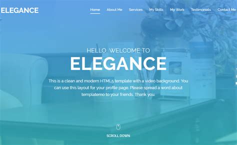 elegance free bootstrap 4 html5 professional website template
