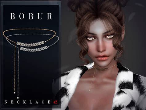 Pearl Necklace By Bobur Created For The Sims 4 Emily Cc Finds