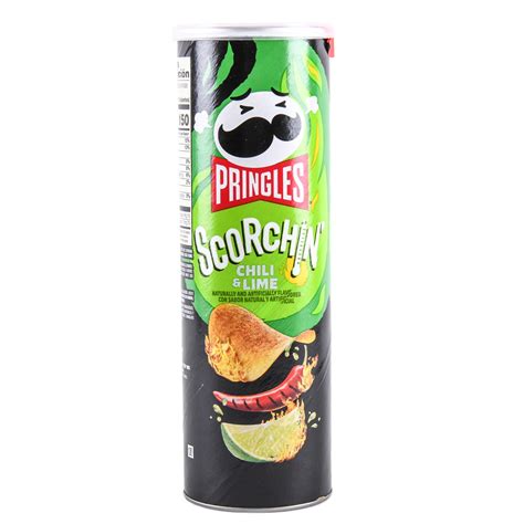 Buy Pringles Scorchin Chili And Lime Flavor Potato Crisps 5 5 Oz Can 1